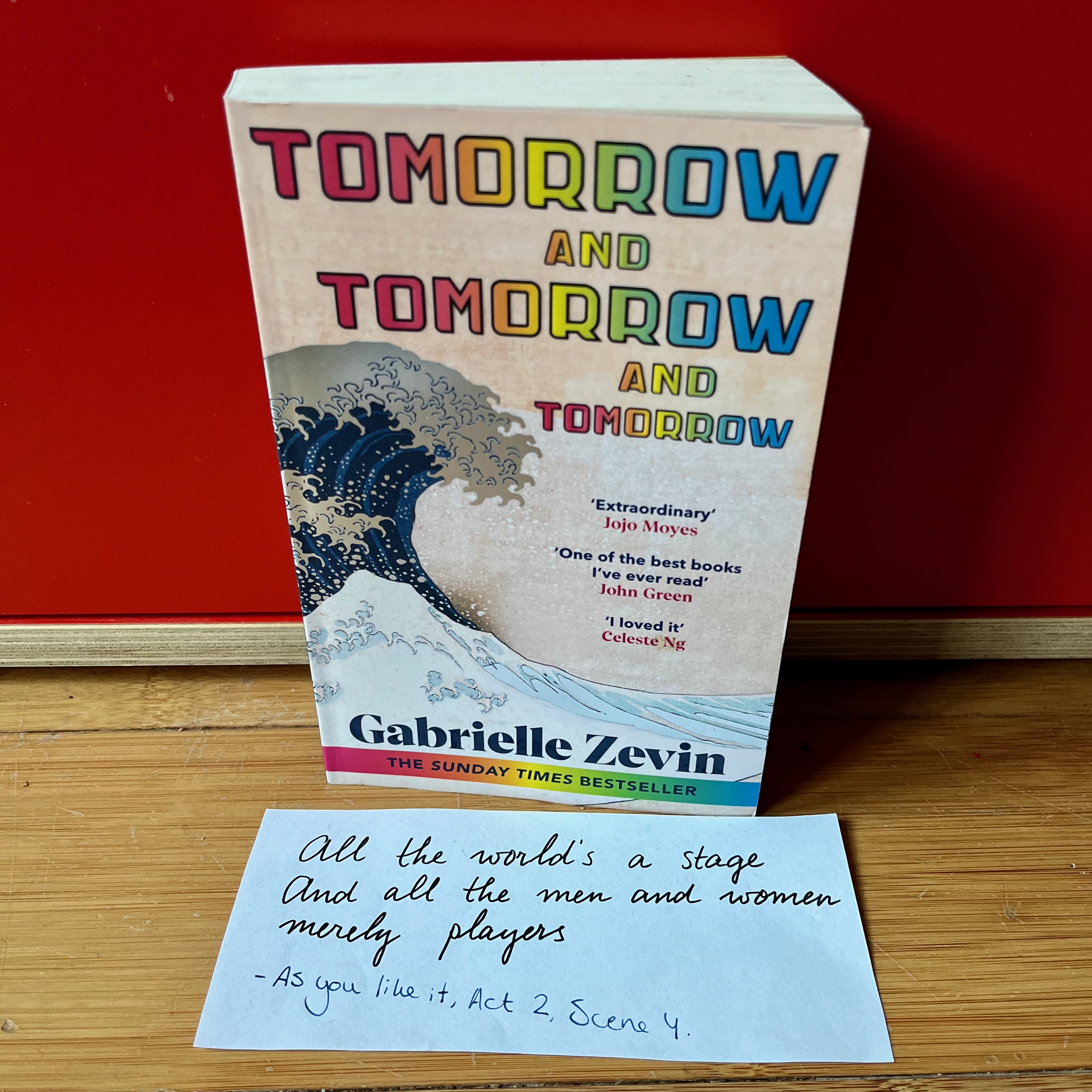 Where’s Willy? Finding Shakespeare in Tomorrow, and Tomorrow, and ...